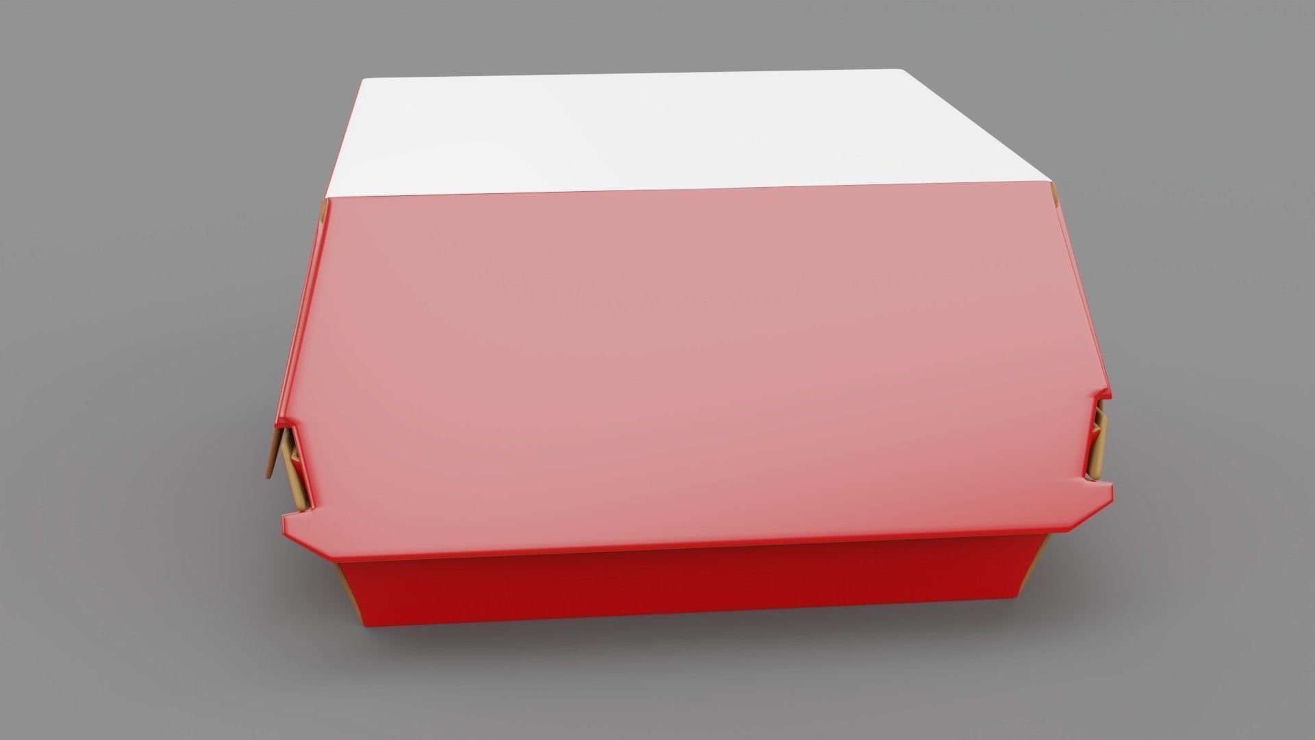 3D model Empty packages burger box VR / AR / low-poly | CGTrader