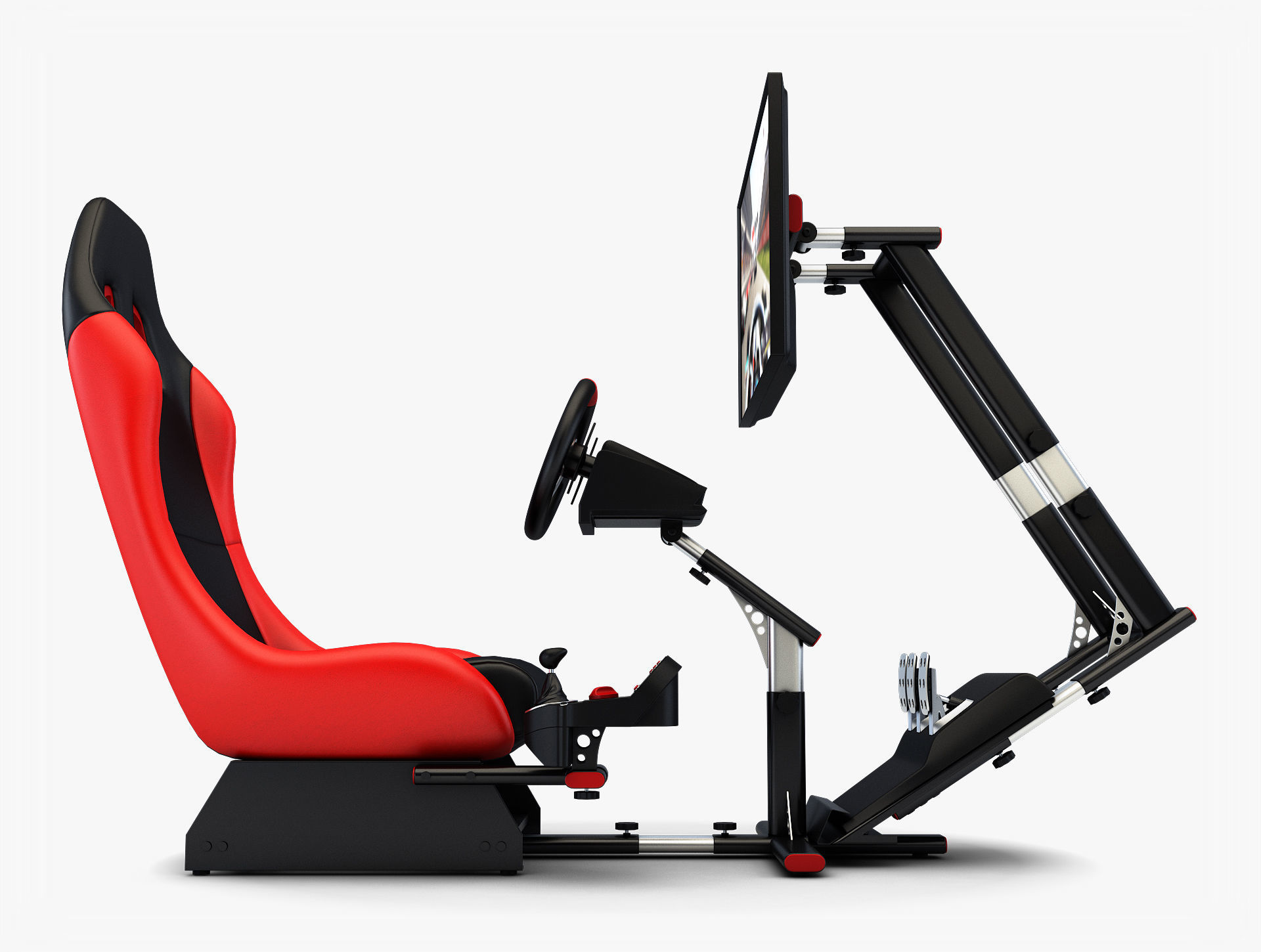 Racing Game Simulator Display v 1 3D model | CGTrader