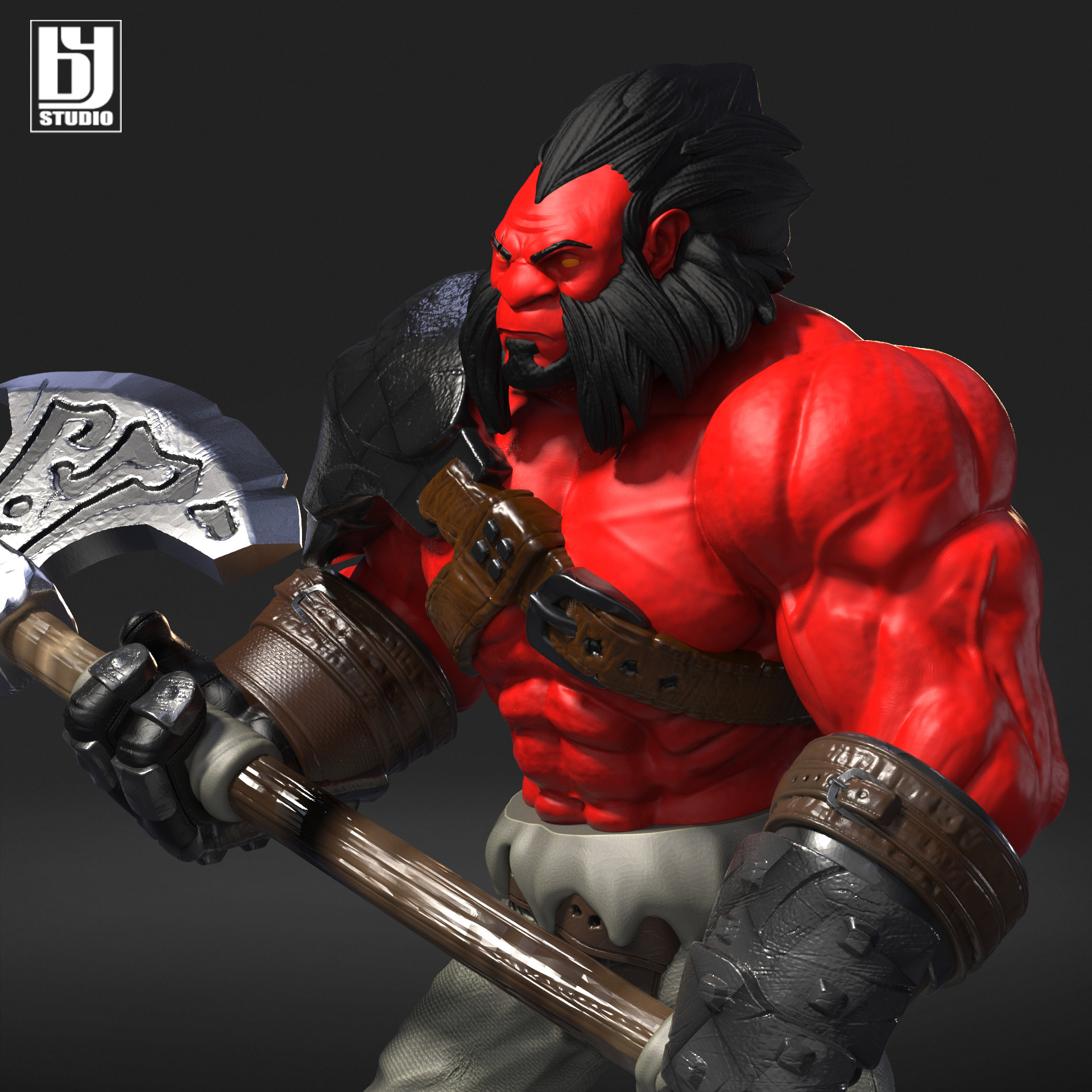 Axe Dota 2 3D Print Model STL 3D print model 3D model 3D printable ...