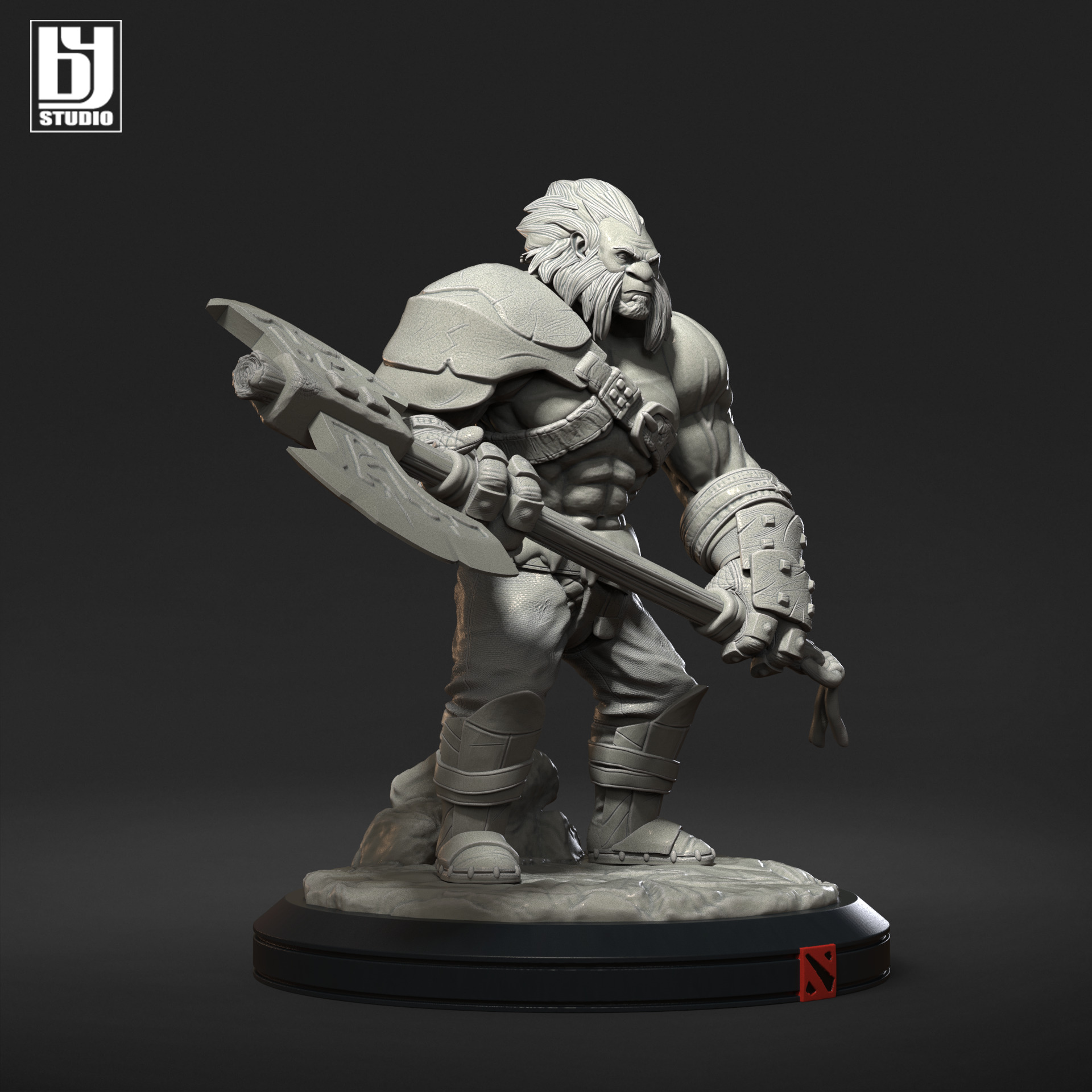 Axe Dota 2 3D Print Model STL 3D print model 3D model 3D printable ...