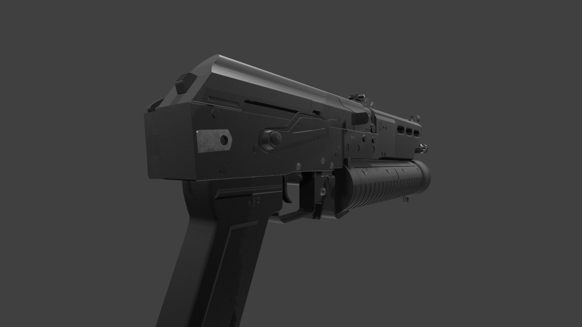 3D model PP-19 Bizon VR / AR / low-poly | CGTrader
