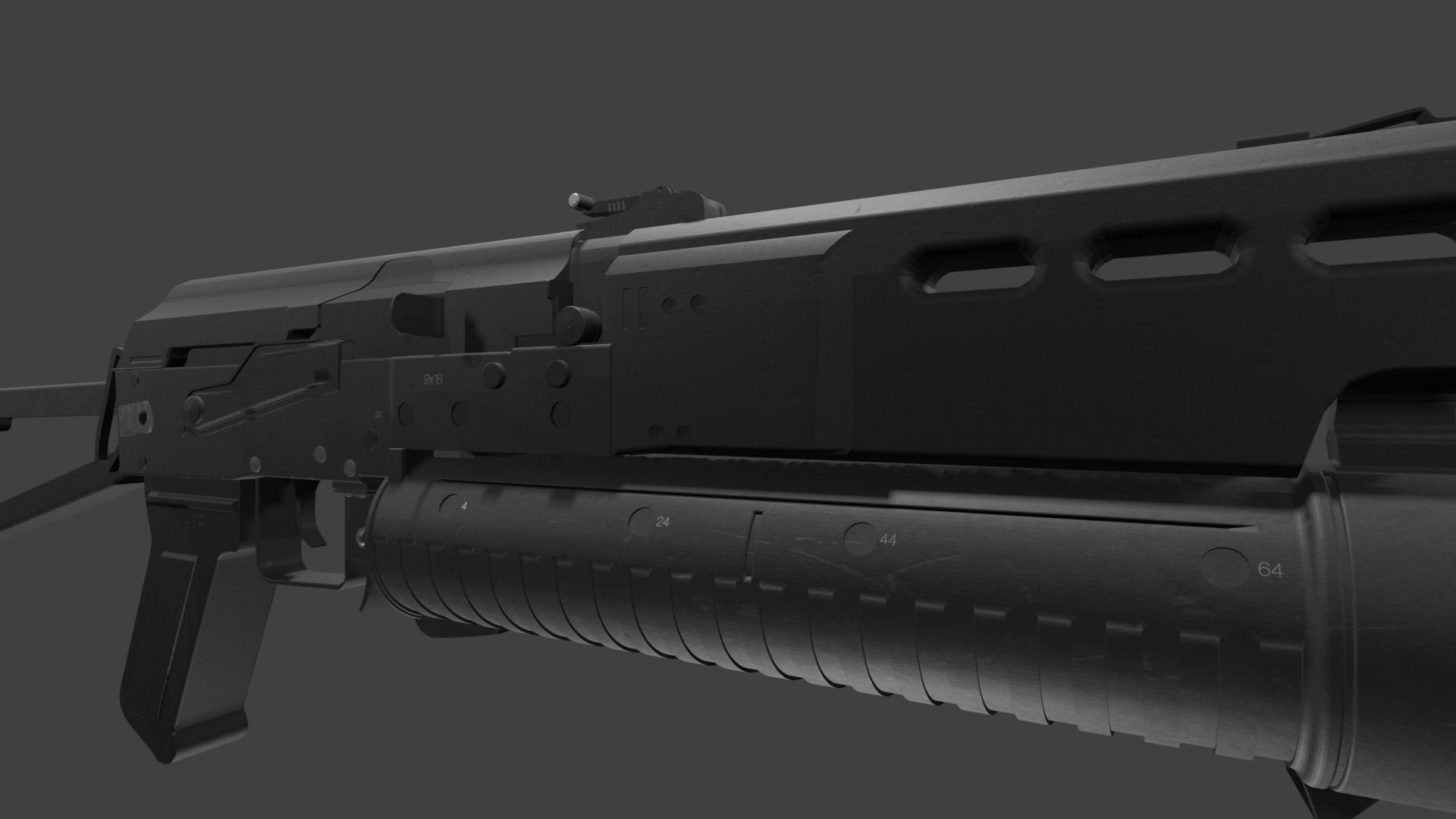 3D model PP-19 Bizon VR / AR / low-poly | CGTrader