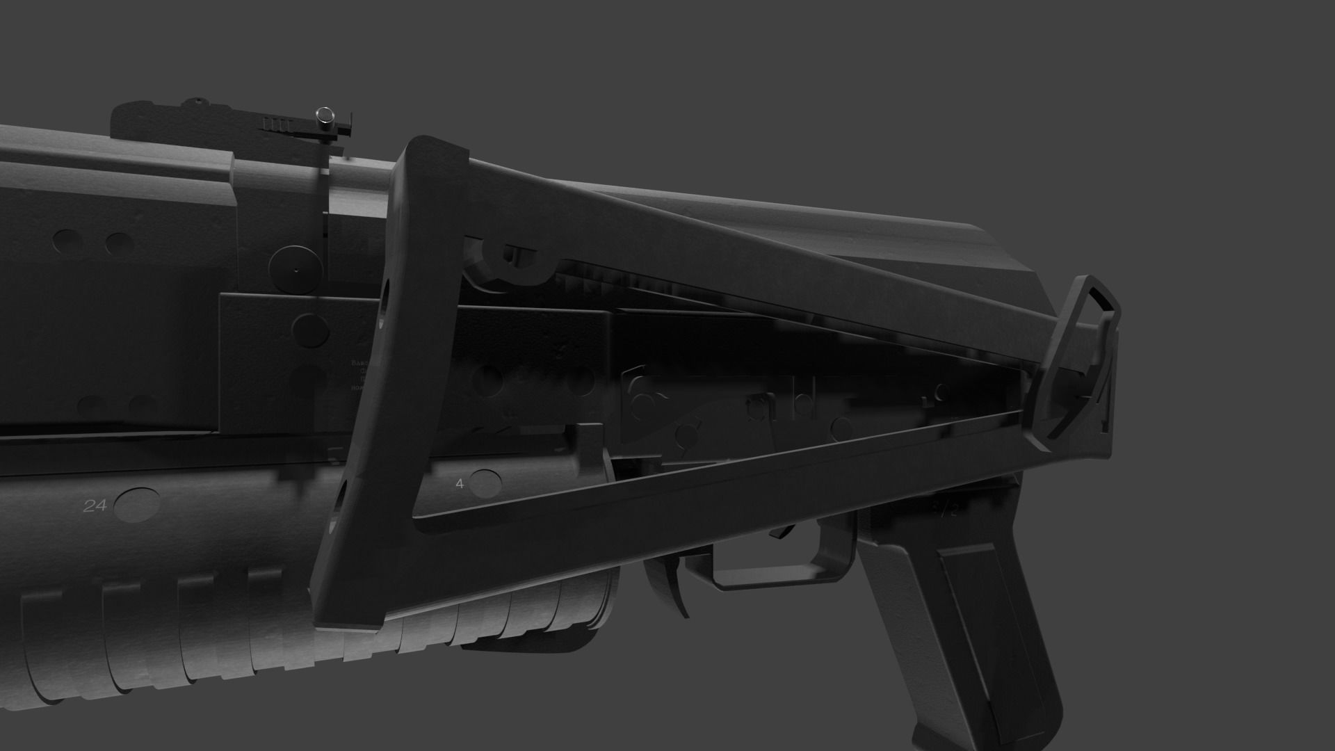 3D model PP-19 Bizon VR / AR / low-poly | CGTrader