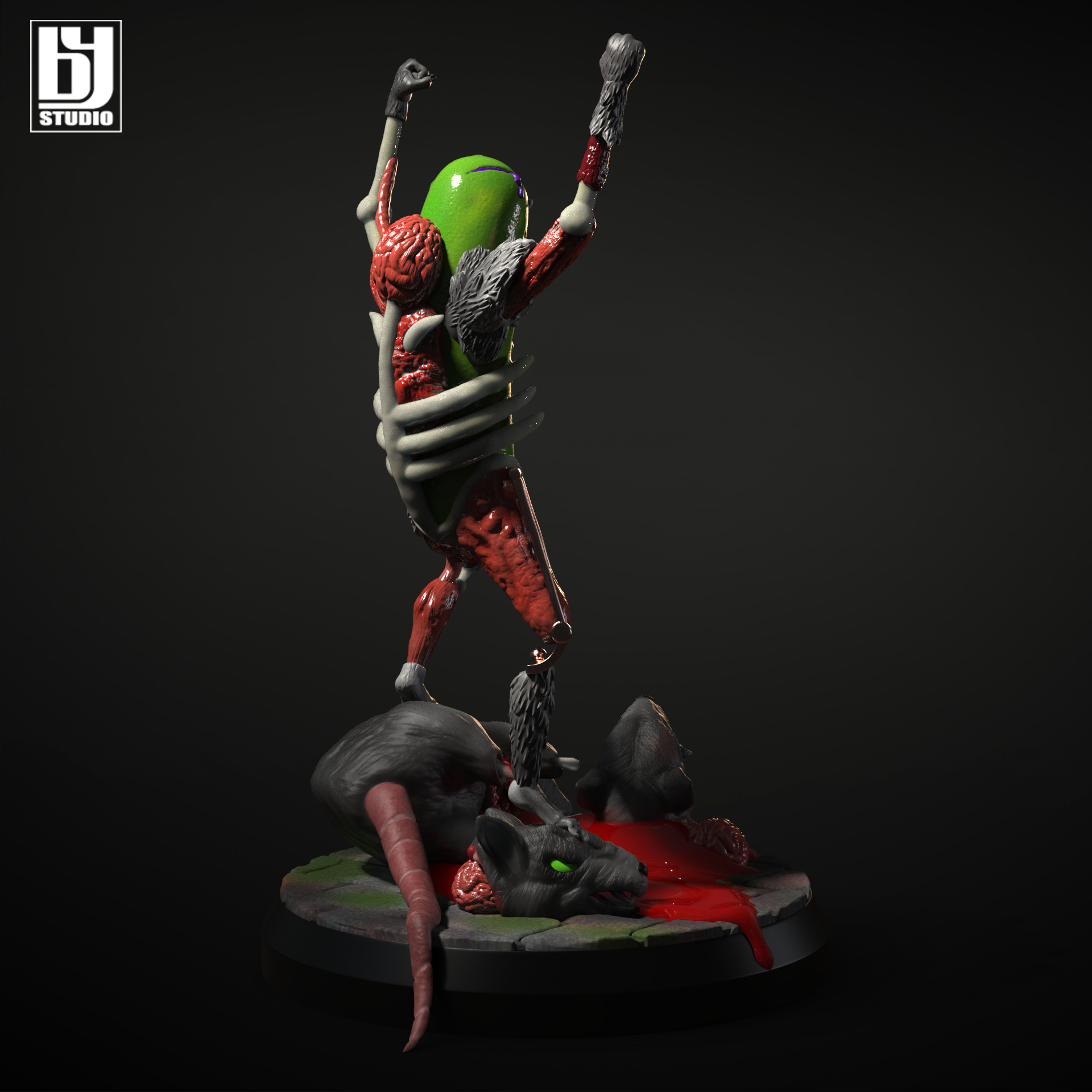 PICKLE RICK 3D Print Model STL 3D print model 3D model 3D printable ...