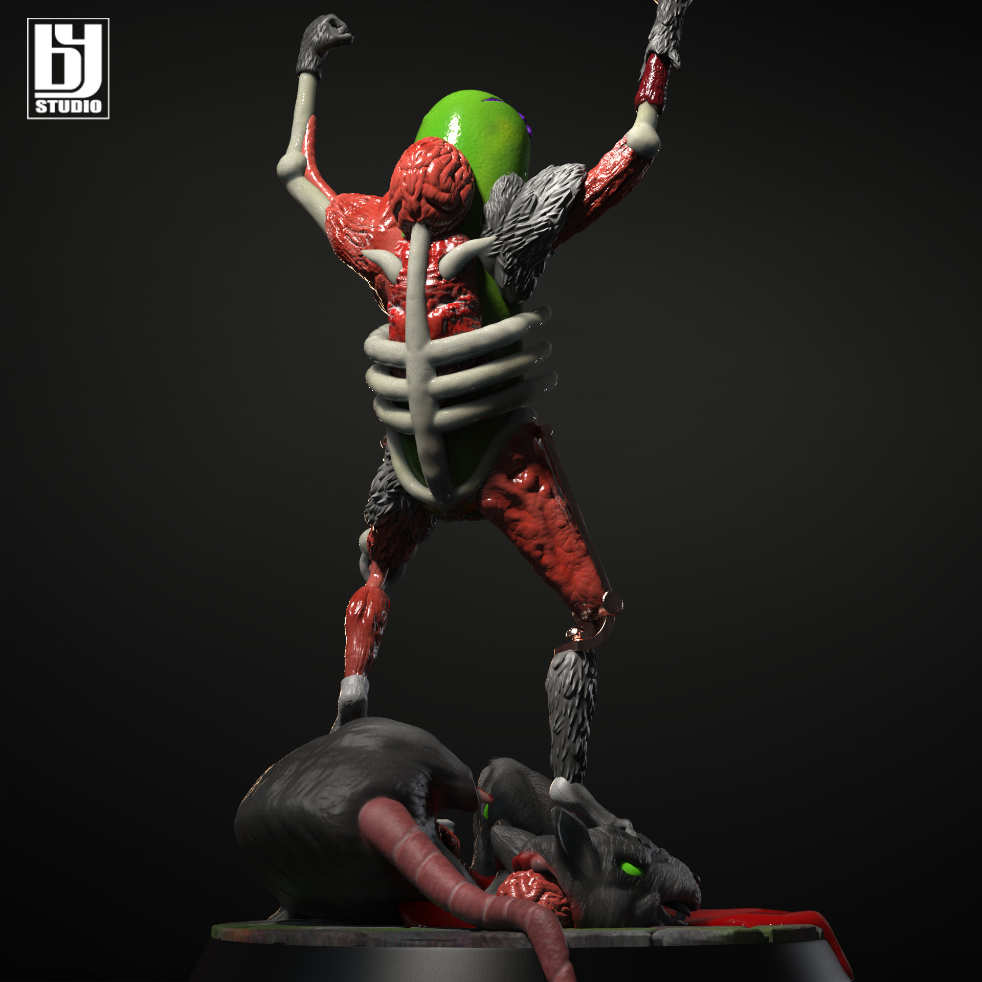 PICKLE RICK 3D Print Model STL 3D print model 3D model 3D printable ...