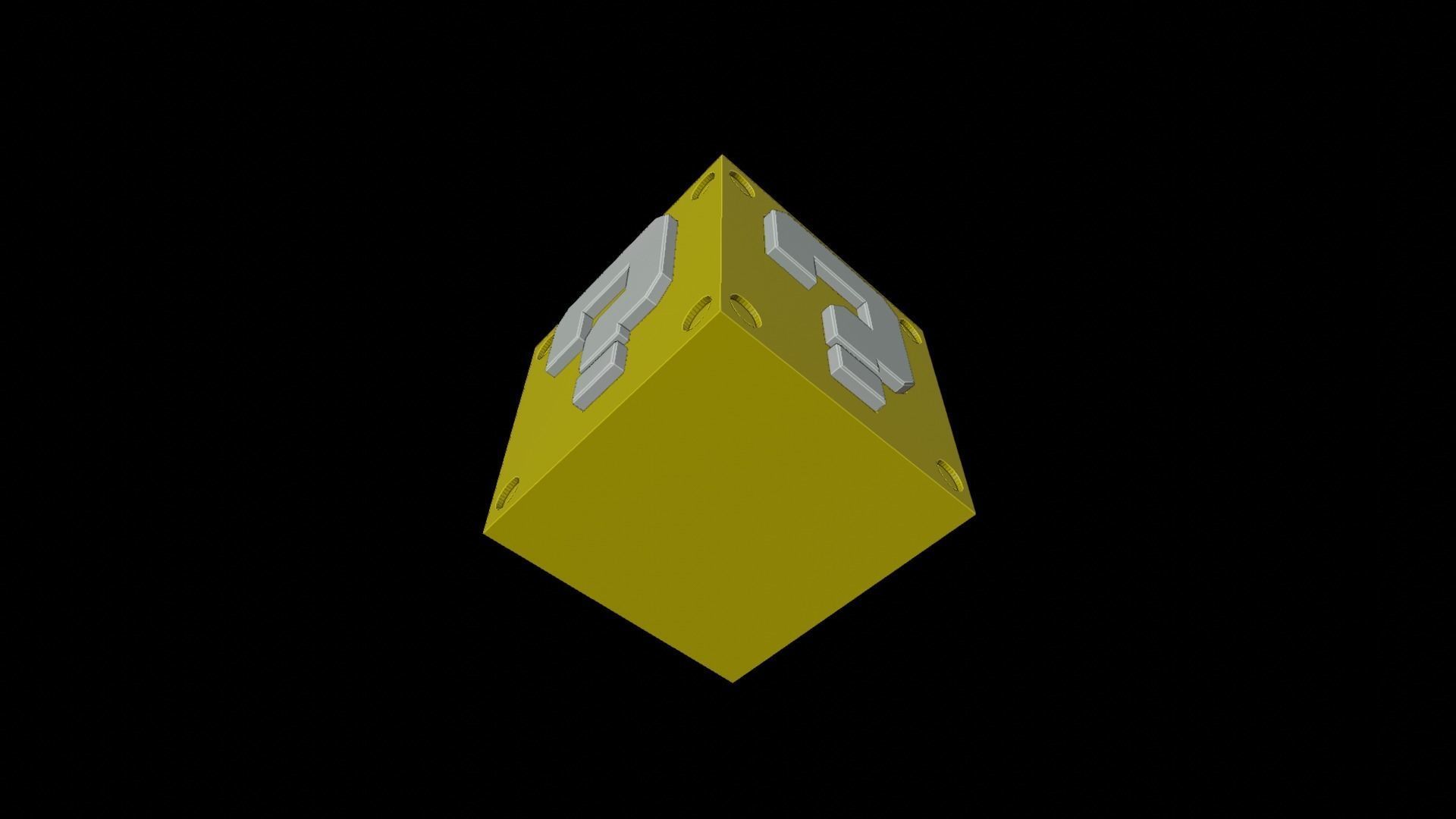 Object holder mario bros cube 3D model 3D printable | CGTrader