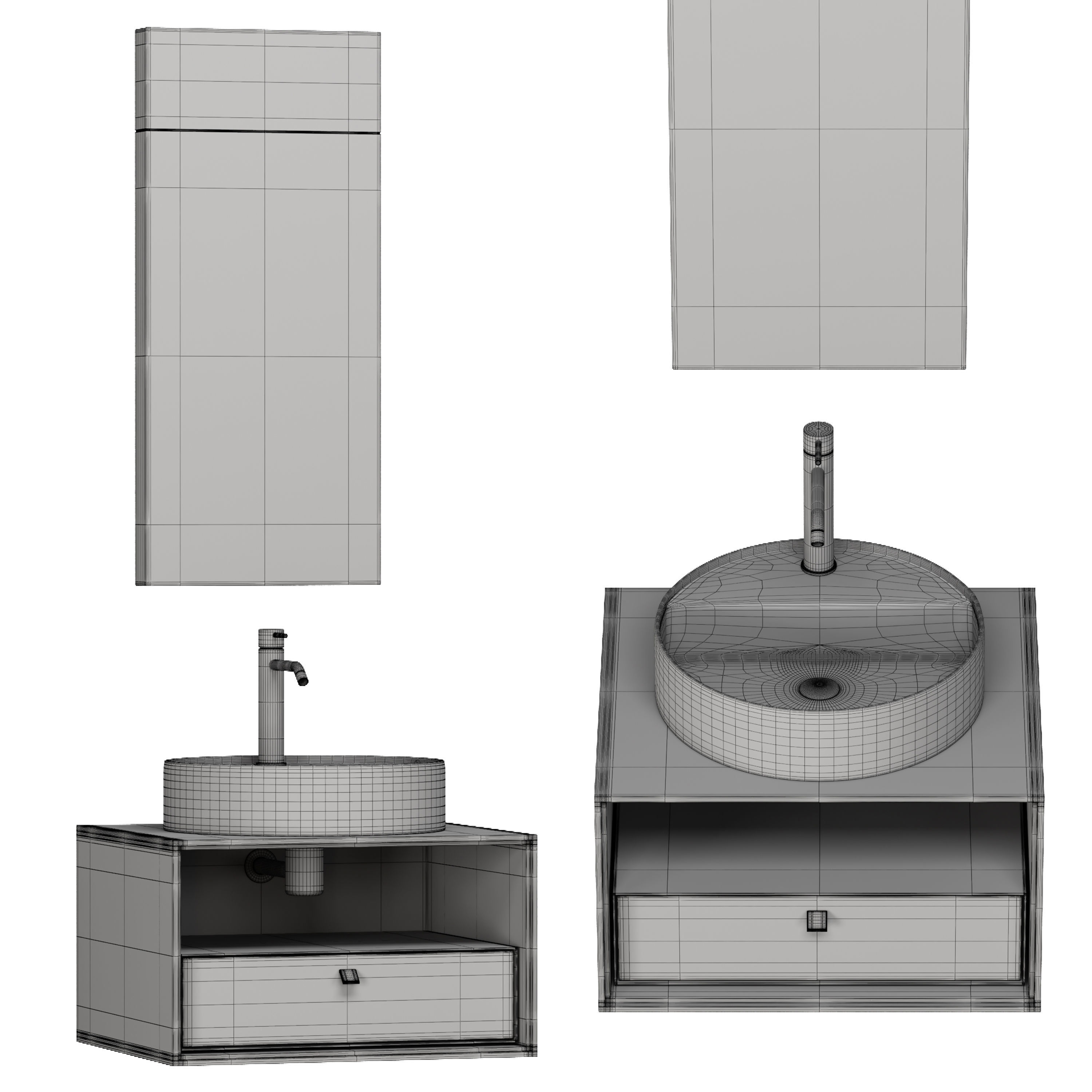 ARTELINEA DAMA set 2 free 3D model | CGTrader