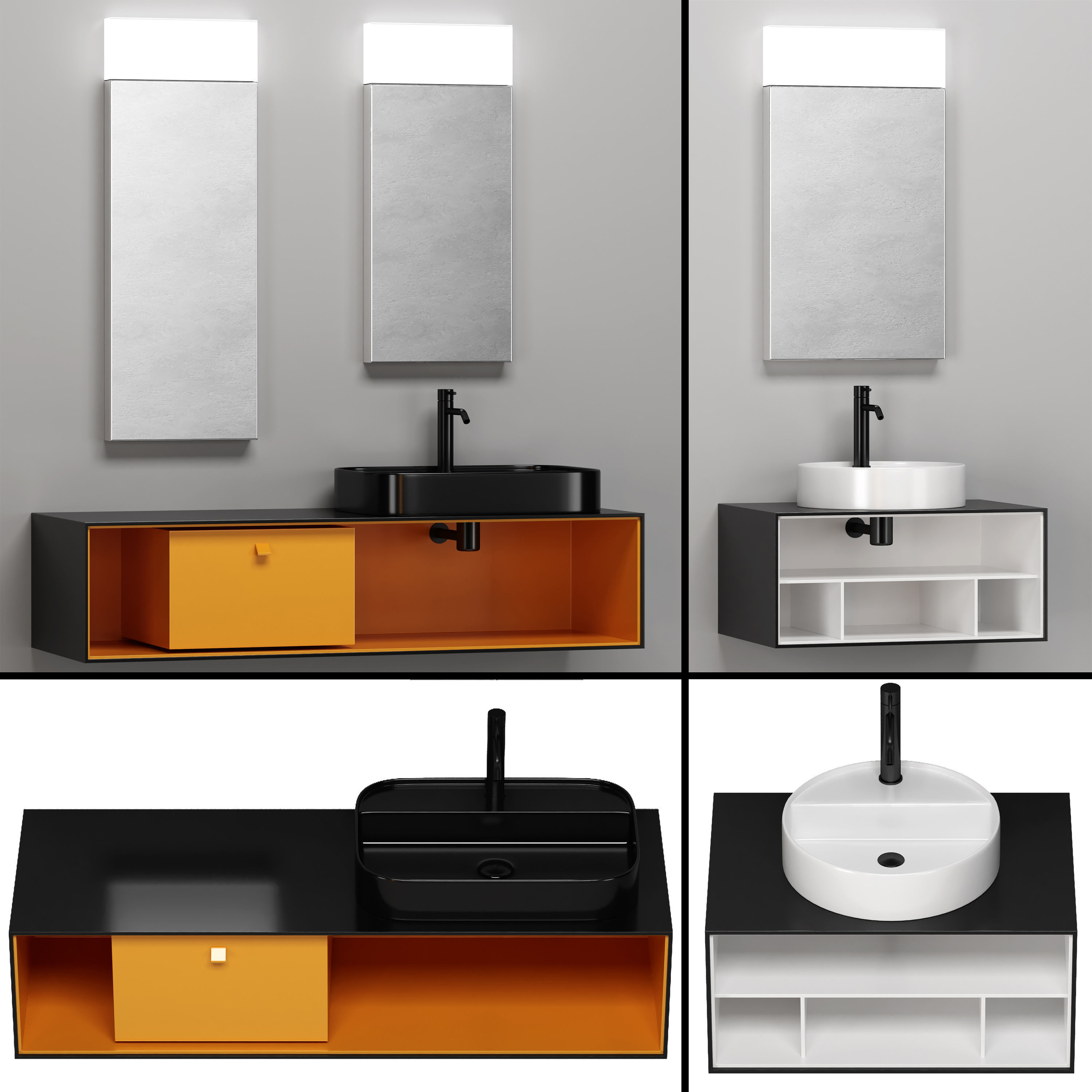 ARTELINEA DAMA set 2 free 3D model | CGTrader