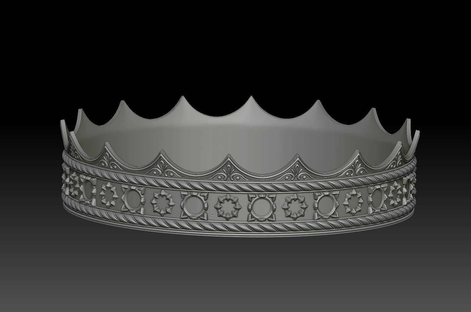 European royal crown high poly material map 3D model | CGTrader