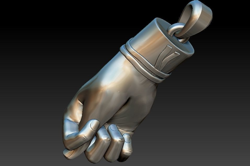 Fig Hand Sign - Figa 3D model 3D printable | CGTrader