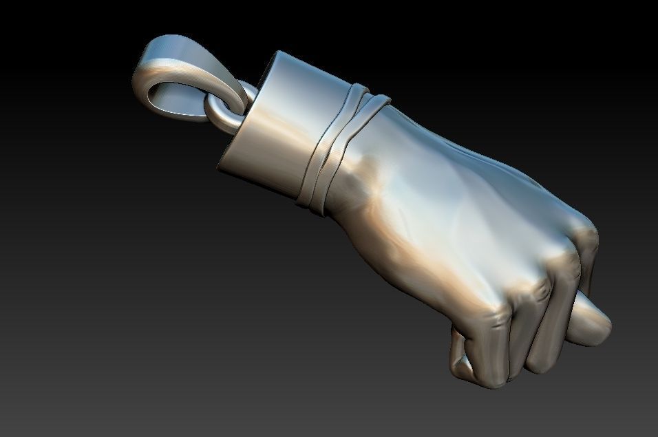 Fig Hand Sign - Figa 3D model 3D printable | CGTrader