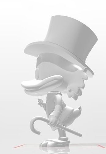 scrooge mcduck 3D model 3D printable | CGTrader