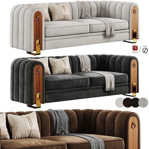 3D model FH 1798 Victorian Sofa Set VR / AR / low-poly | CGTrader