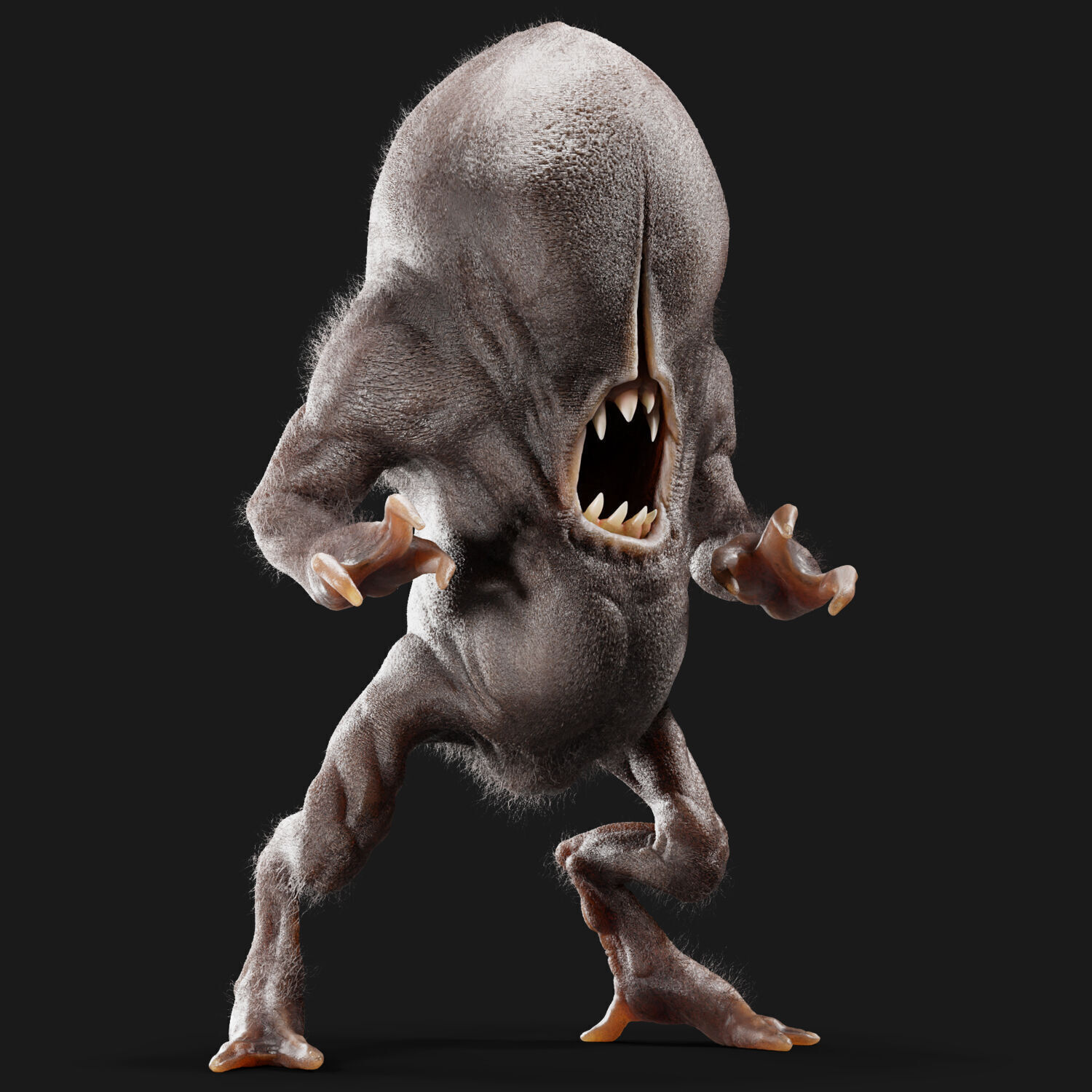 Tick Monster Blender 3D model rigged | CGTrader