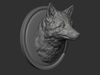 Fox head 3D model 3D printable | CGTrader