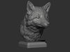 Fox head 3D model 3D printable | CGTrader