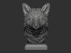 Fox head 3D model 3D printable | CGTrader