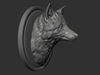 Fox head 3D model 3D printable | CGTrader