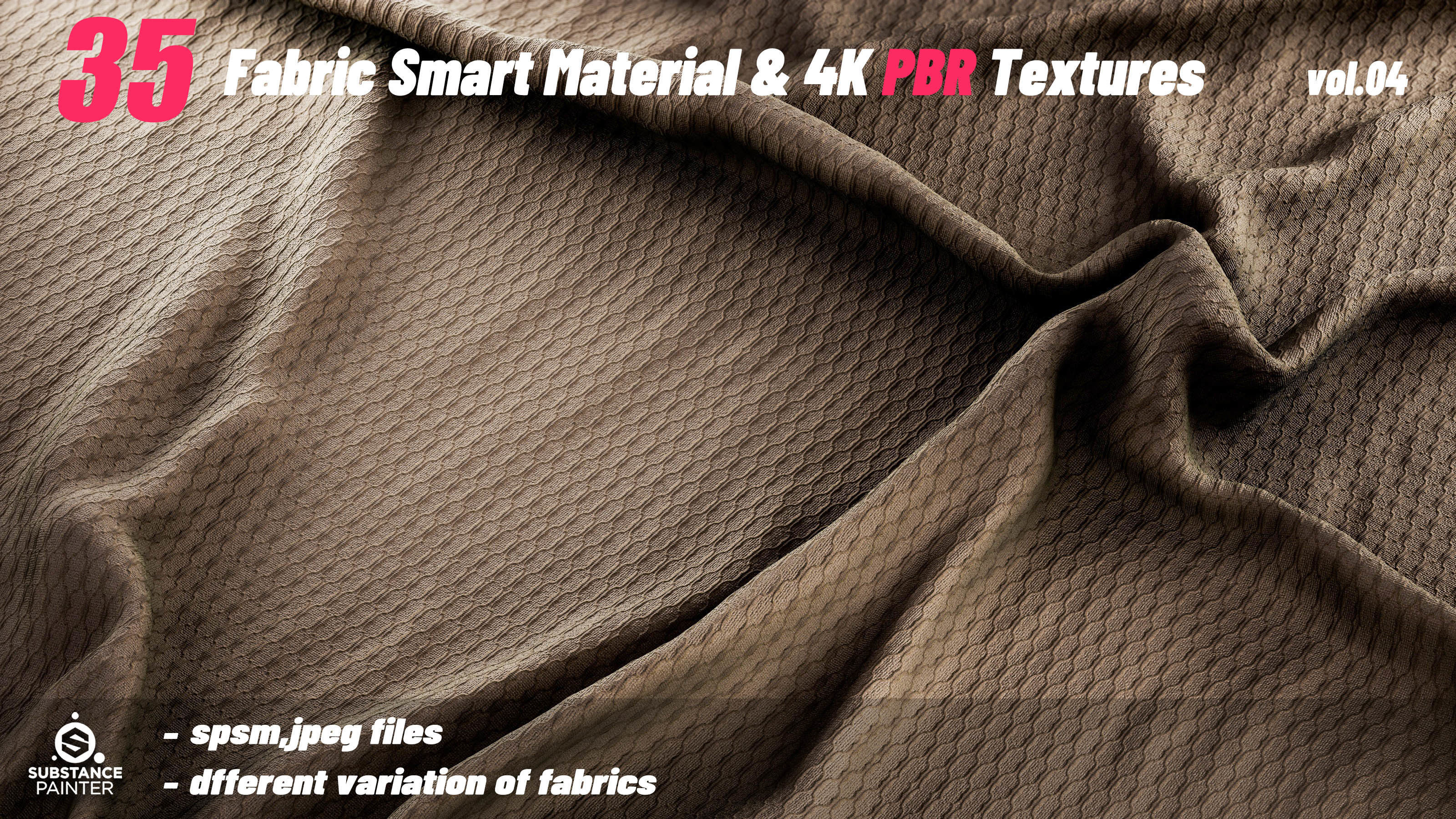 35 High Quality Fabric Smart Materials and 4K PBR Texture VOL04 Texture ...