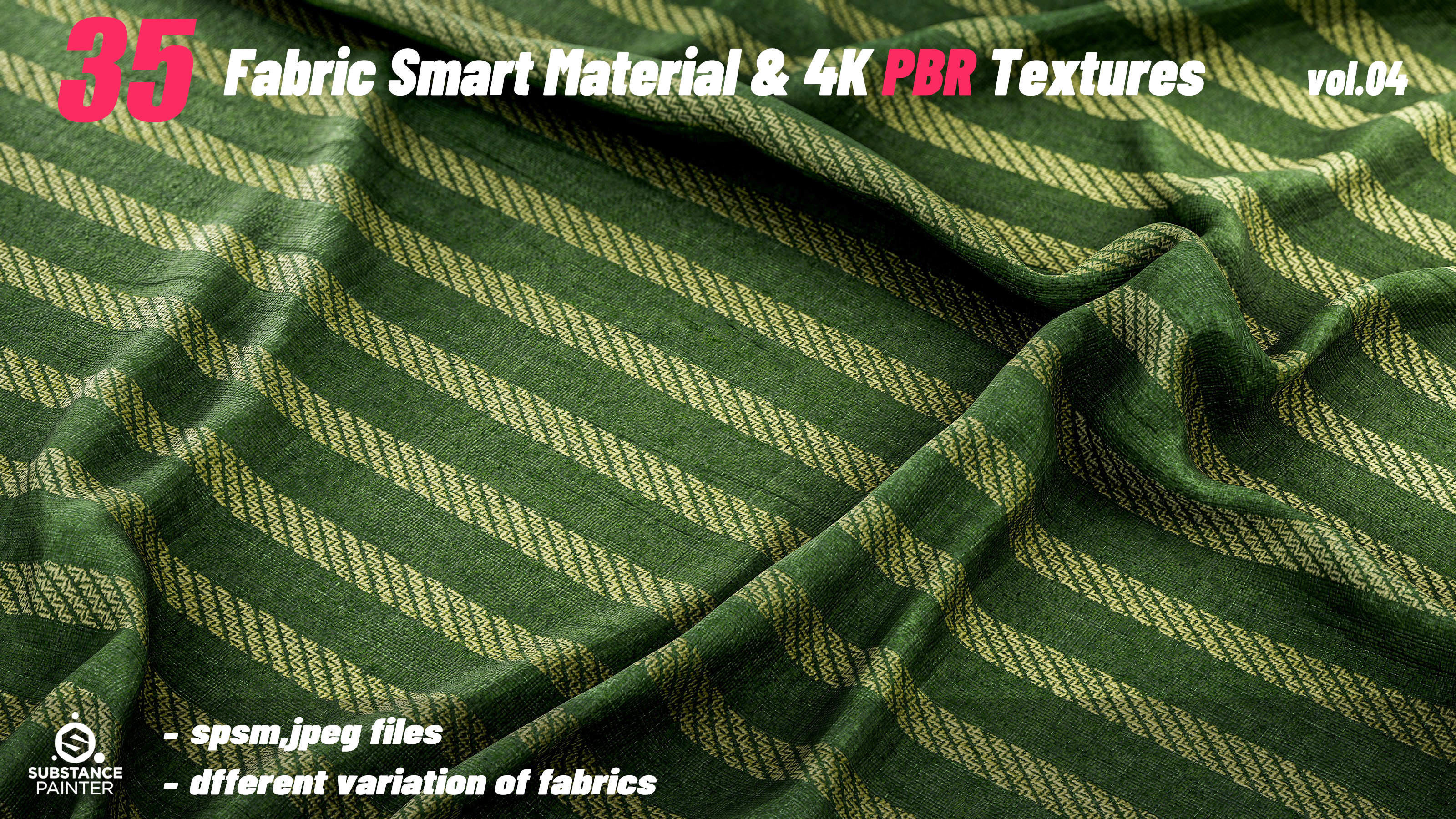35 High Quality Fabric Smart Materials and 4K PBR Texture VOL04 Texture ...
