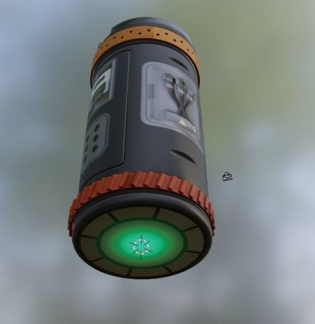 Sci fI Grenade 3D model | CGTrader