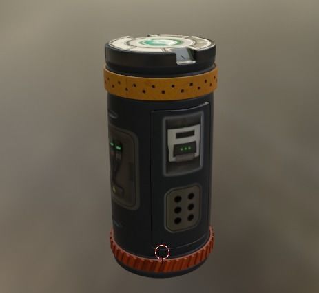 Sci fI Grenade 3D model | CGTrader