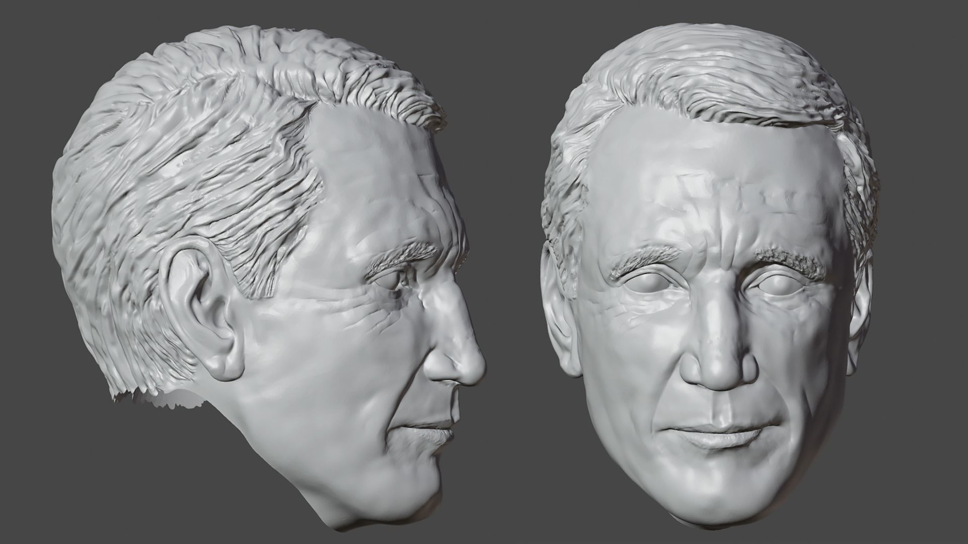 Chief Brody Heads For Action Figures 3d Model 3d Printable Cgtrader