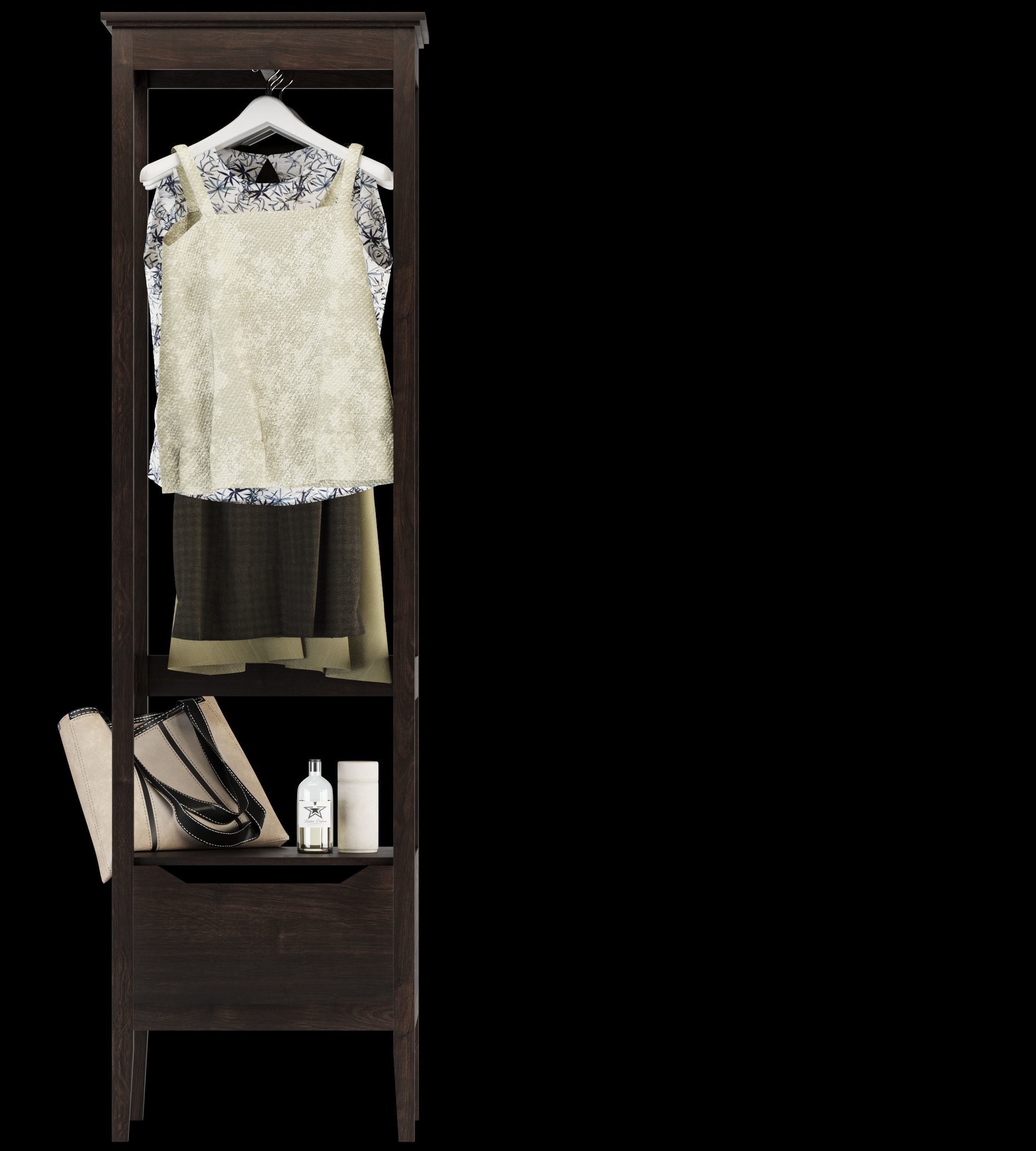 IKEA Open kledingkast 3D model | CGTrader