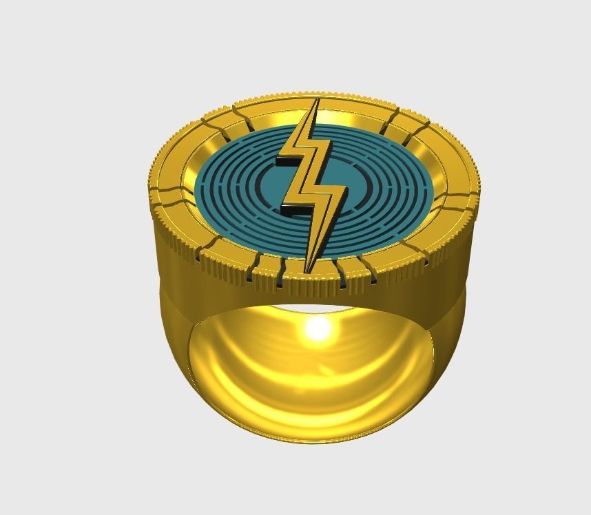 The Flash Ring 3D model 3D printable | CGTrader