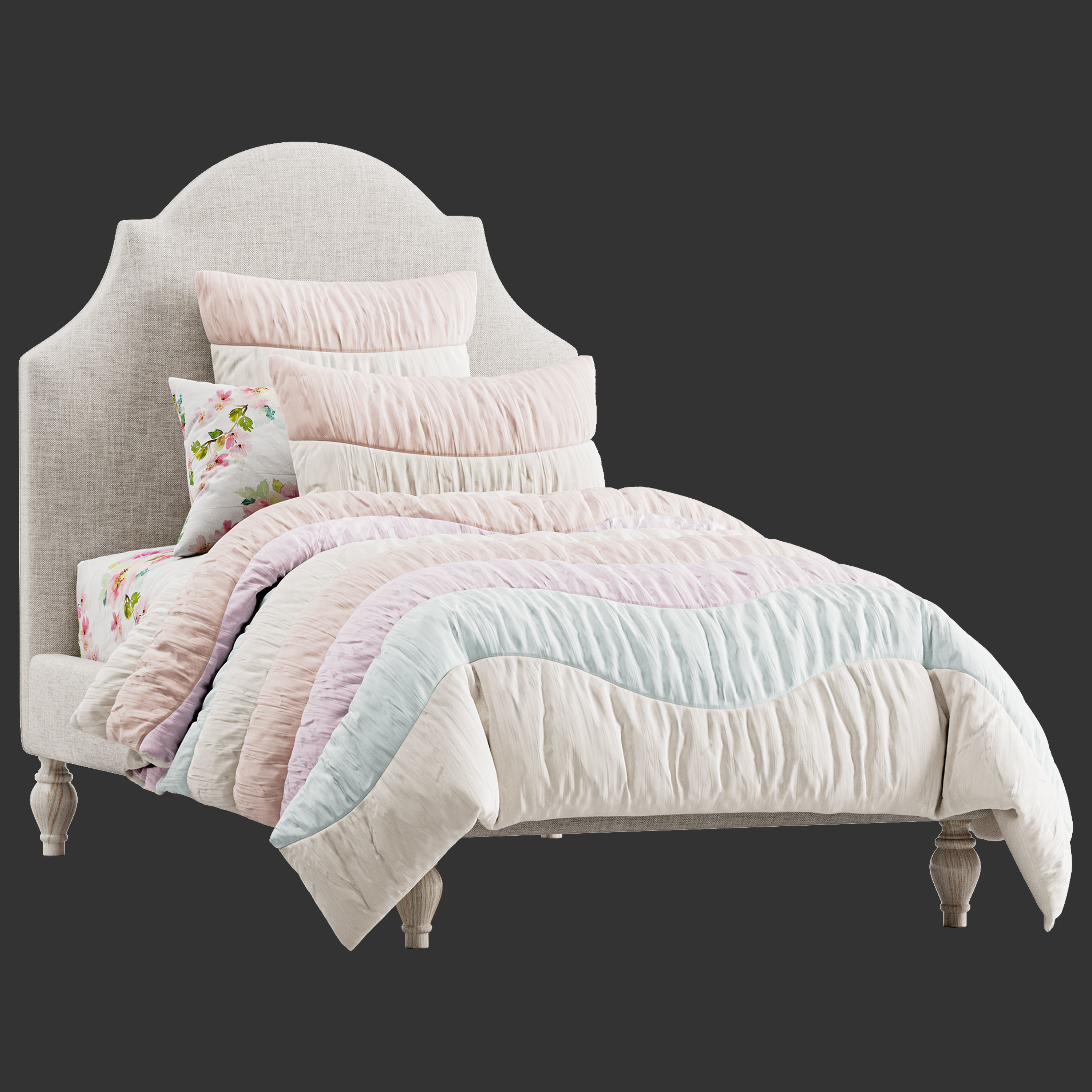 Chloe Bed 3D model | CGTrader