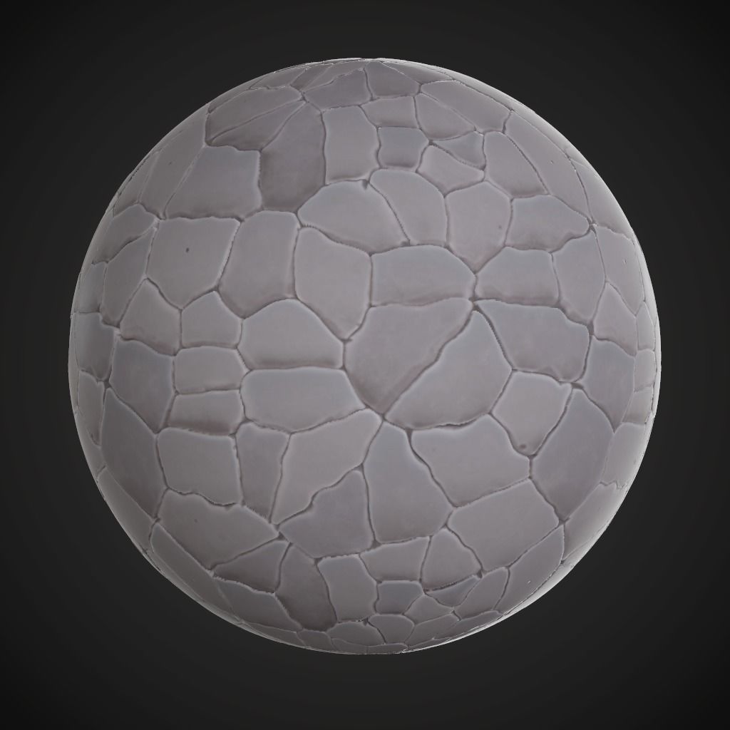4 Stylized Seamless PBR Cobblestone Texture Texture | CGTrader