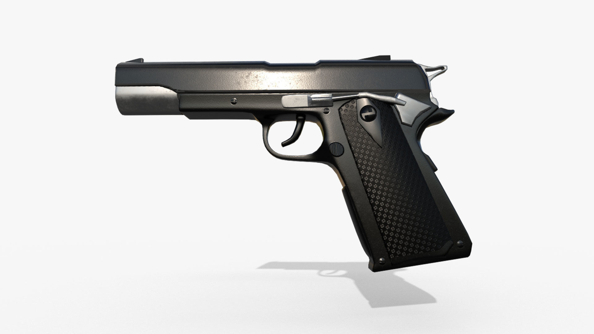 3D model Gun Colt VR / AR / low-poly | CGTrader