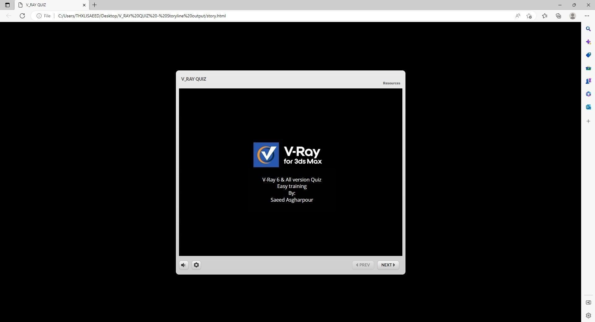3D model V-Ray 6 and All version Quiz More than 380 questions VR / AR ...