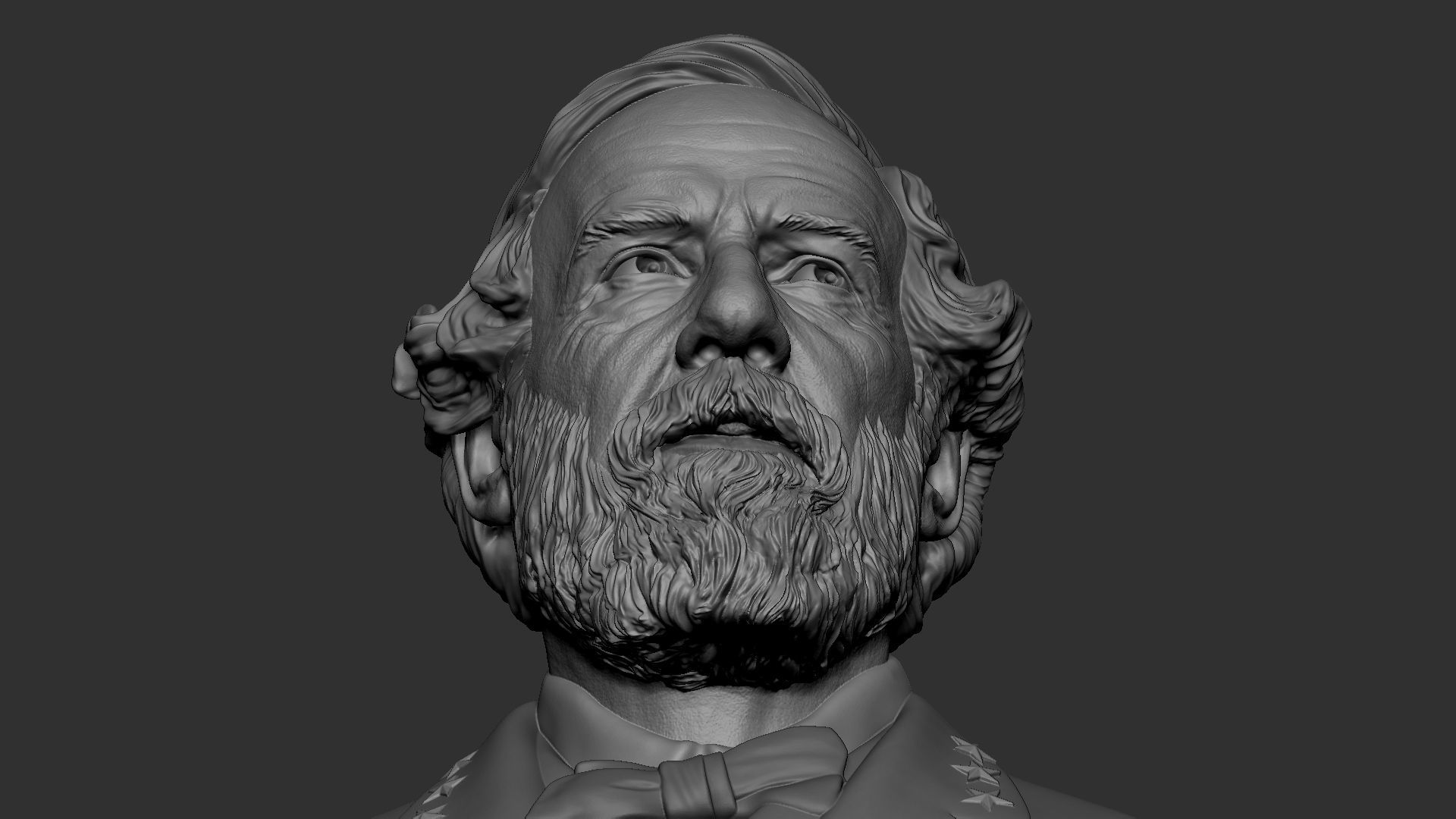 Robert Edward Lee 3D model 3D printable | CGTrader