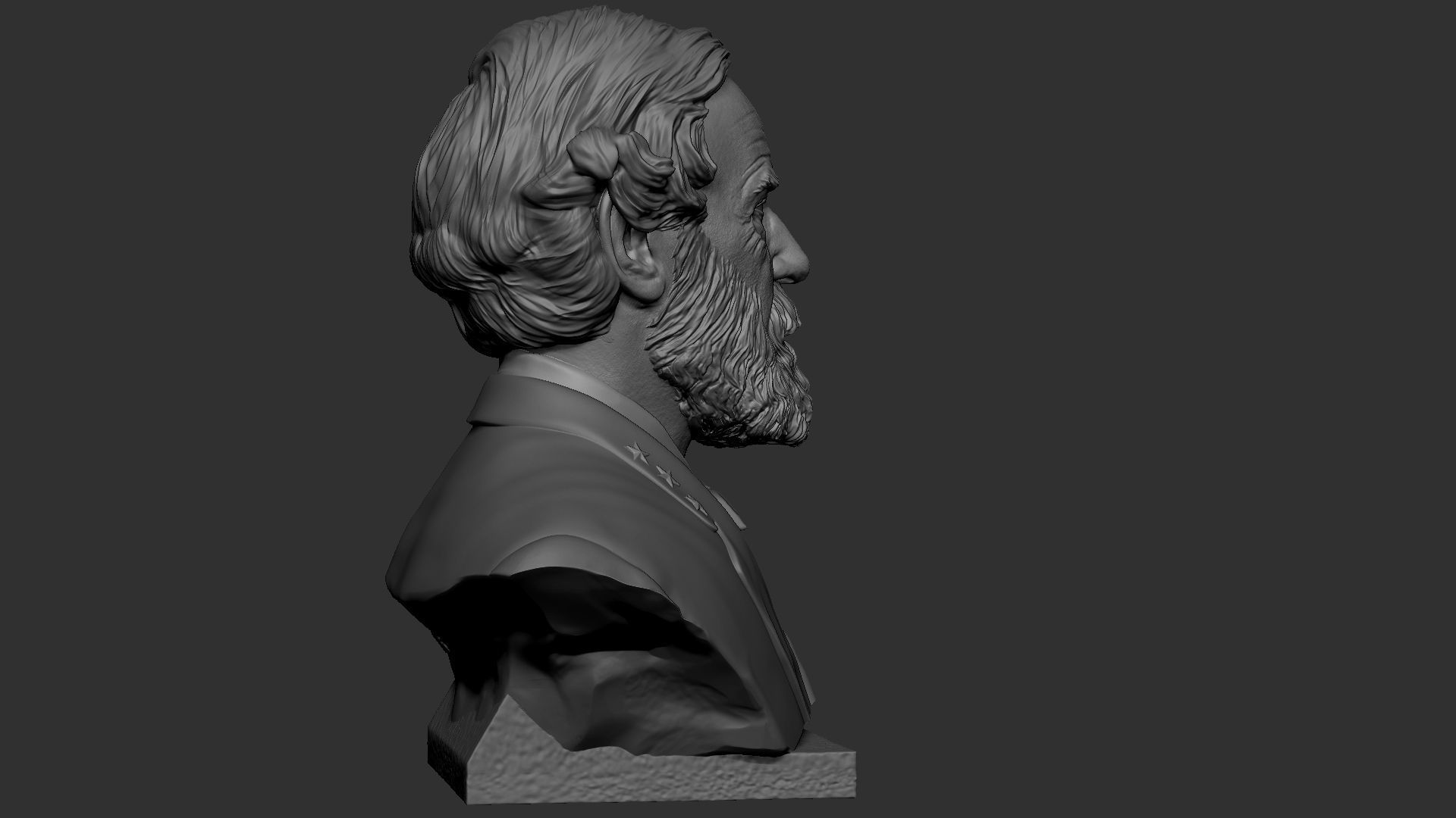 Robert Edward Lee 3D model 3D printable | CGTrader