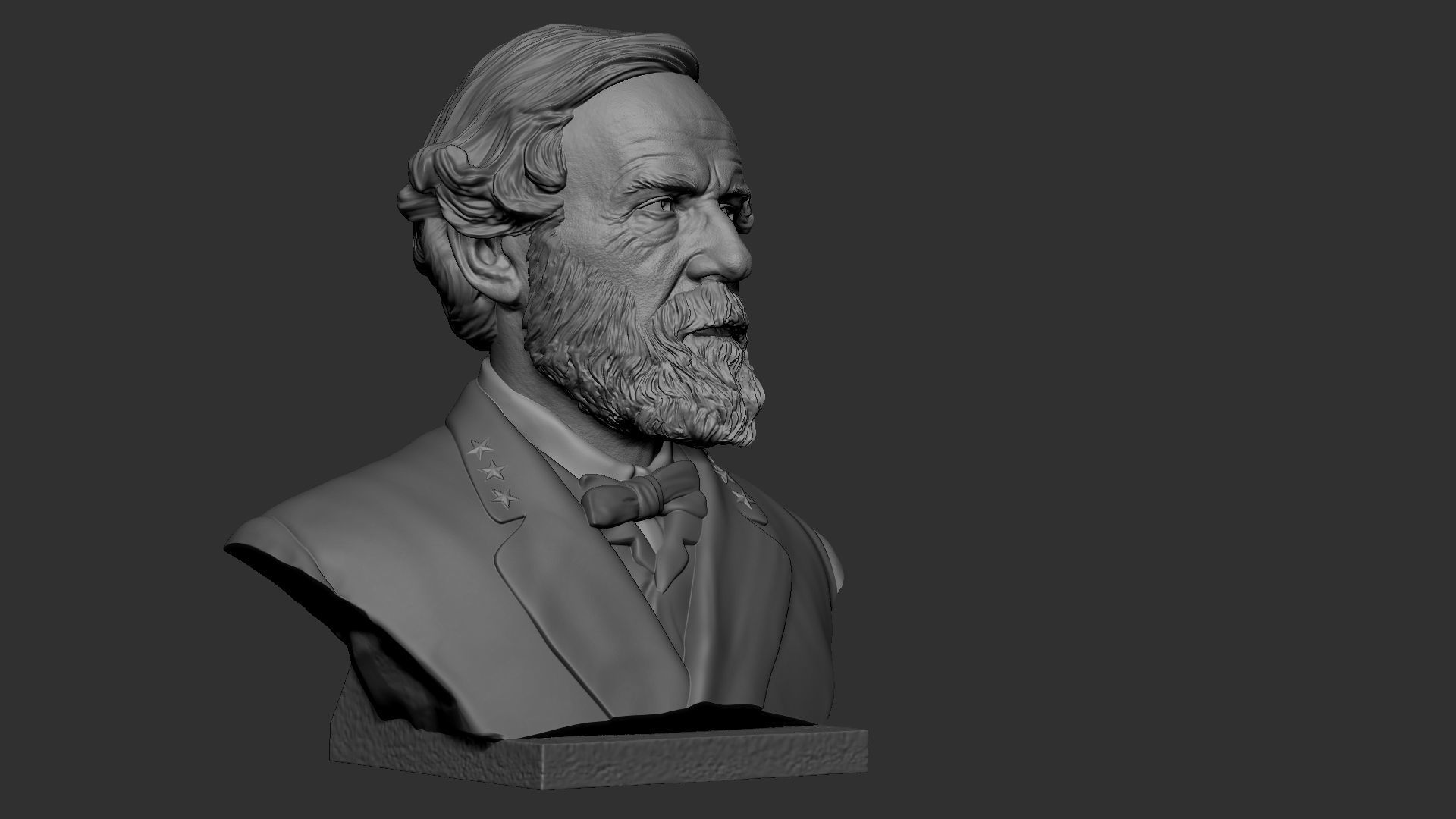 Robert Edward Lee 3D model 3D printable | CGTrader