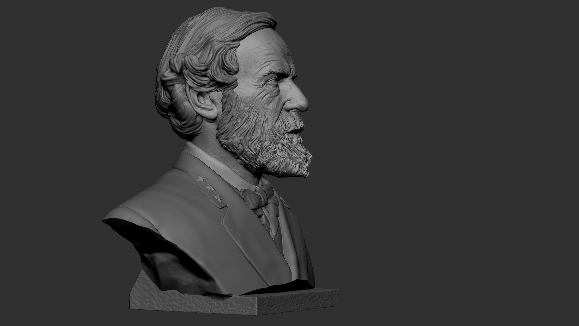 Robert Edward Lee 3D model 3D printable | CGTrader