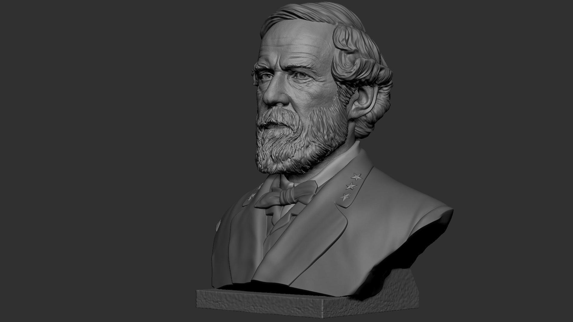 Robert Edward Lee 3D model 3D printable | CGTrader