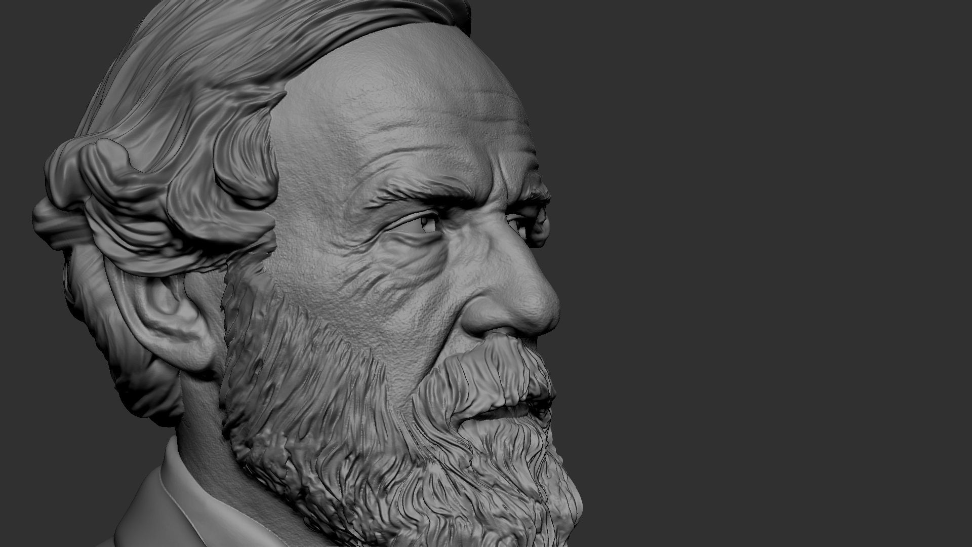 Robert Edward Lee 3D model 3D printable | CGTrader