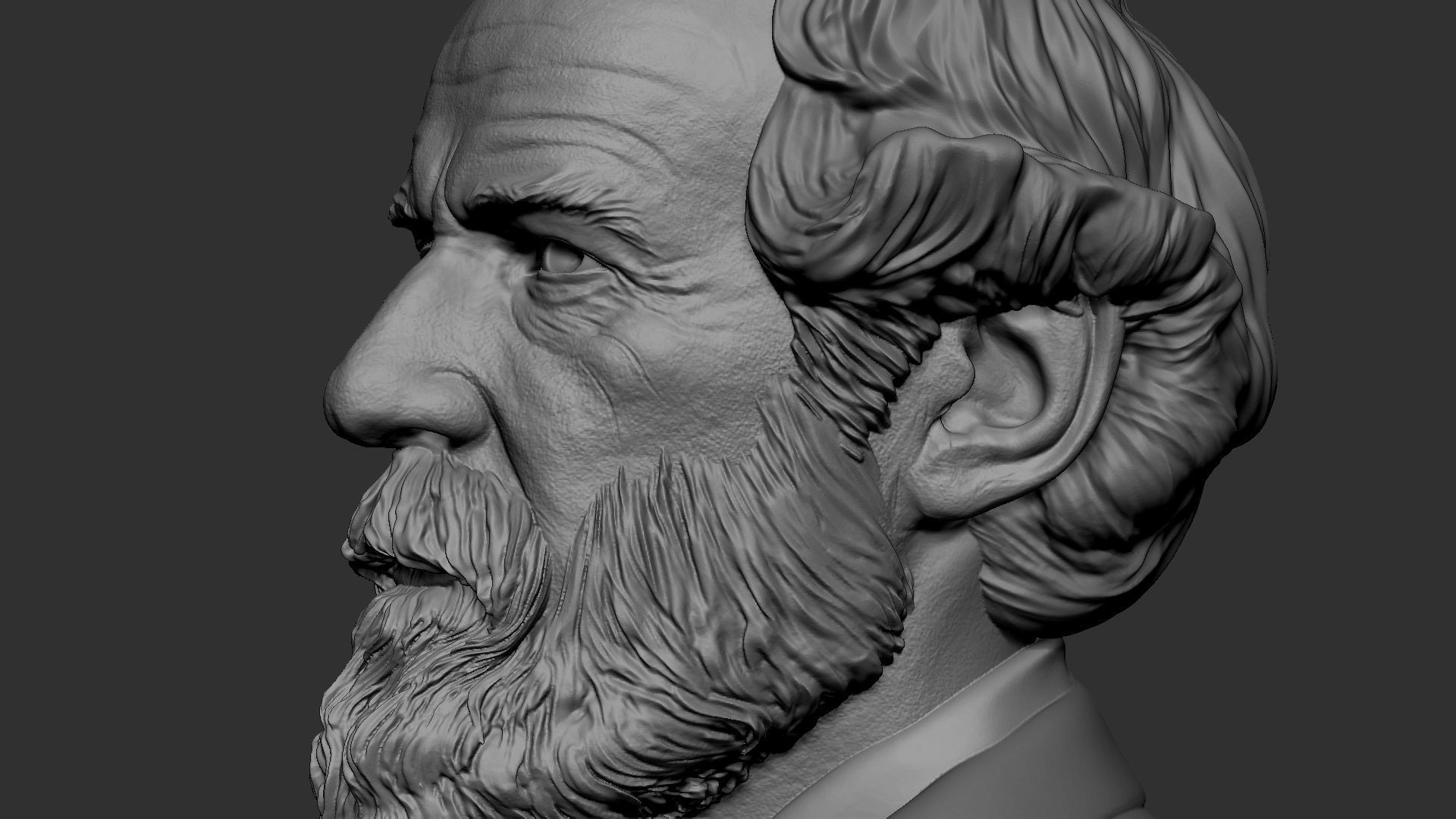 Robert Edward Lee 3D model 3D printable | CGTrader