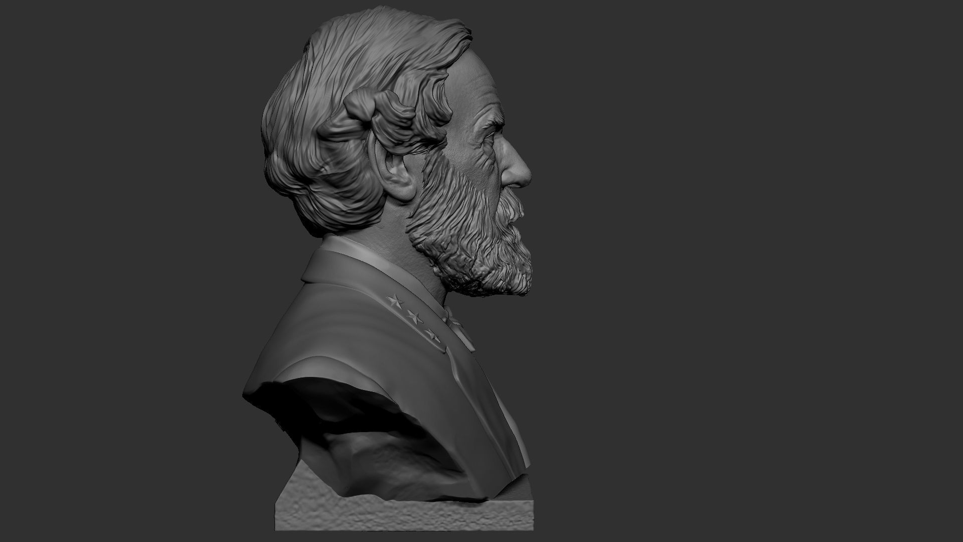Robert Edward Lee 3D model 3D printable | CGTrader