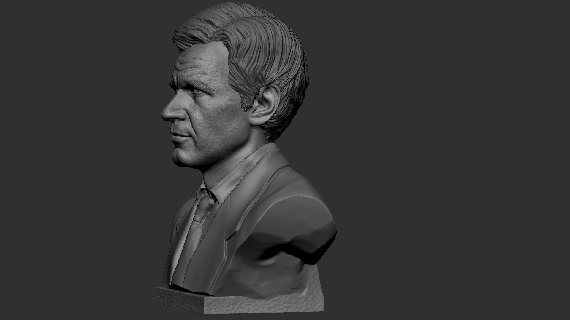 Harrison Ford 3D model 3D printable | CGTrader