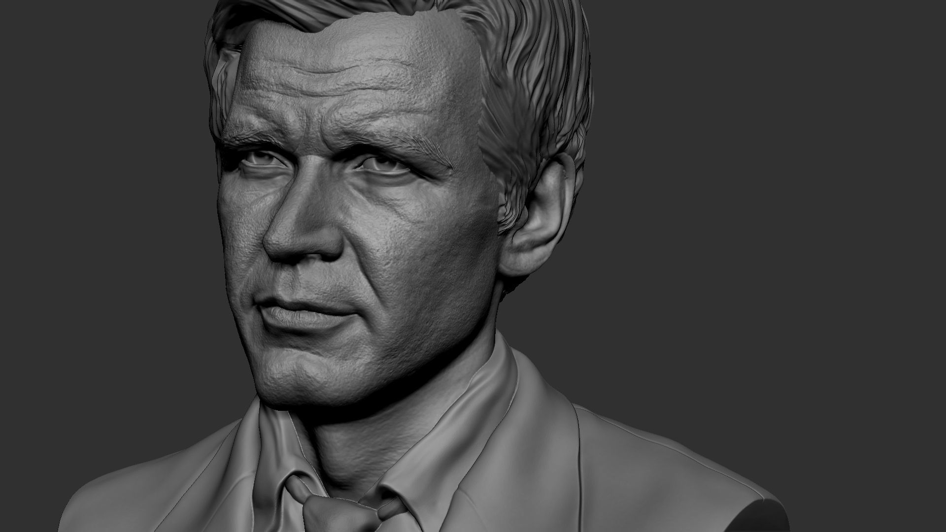 Harrison Ford 3D model 3D printable | CGTrader