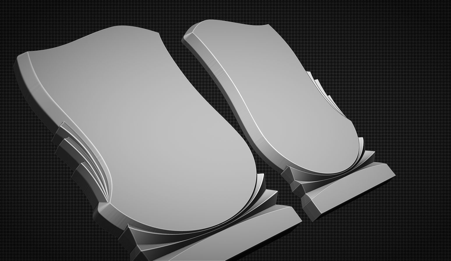 Memorial Tombstones 3D model 3D printable | CGTrader