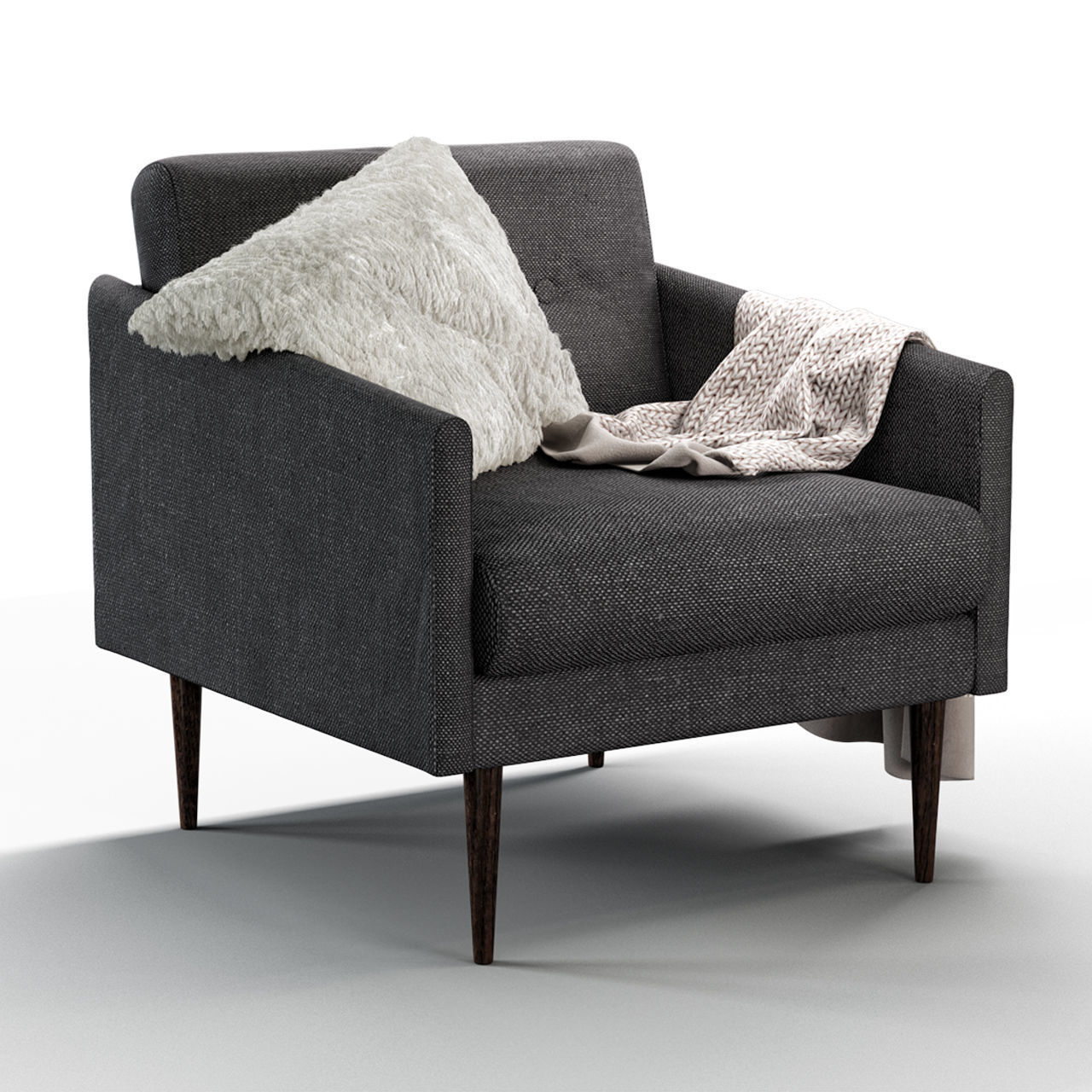 Anton Armchair 3D model | CGTrader