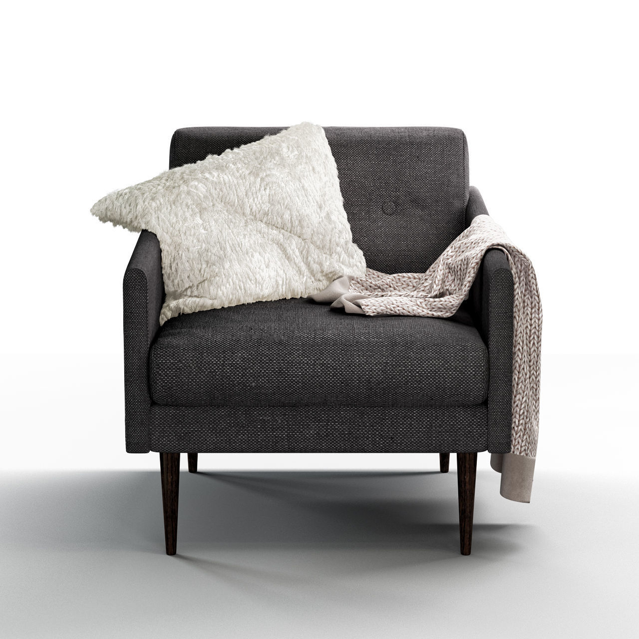 Anton Armchair 3D model | CGTrader