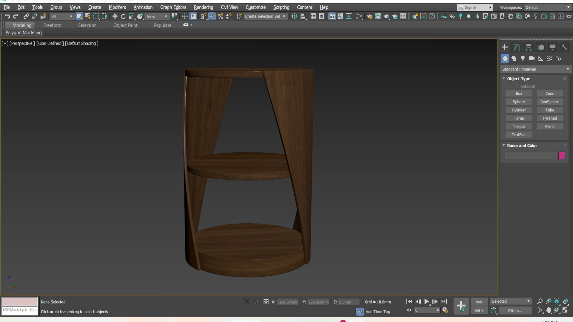 DNA Table 3D model | CGTrader
