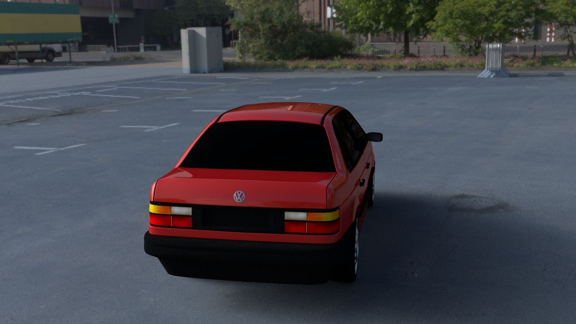 Volkswagen Passat B3 HDRI 3D model | CGTrader