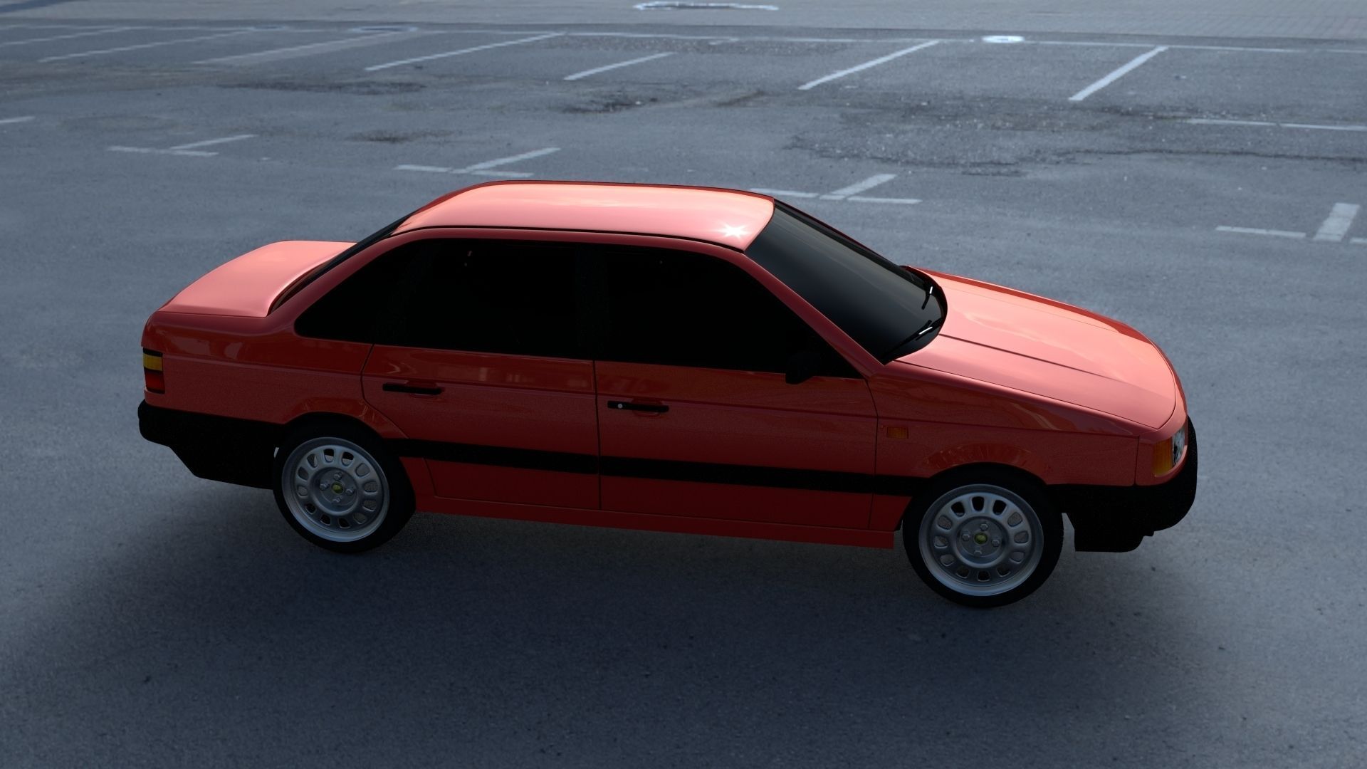 Volkswagen Passat B3 HDRI 3D model | CGTrader