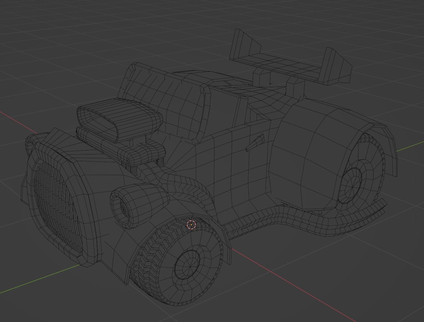 3D model Vintage Cartoonish Low Poly Race Car VR / AR / low-poly | CGTrader